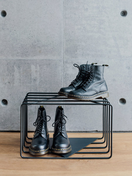 BEdesign Lume Shoe Stand Small Charcoal Black
